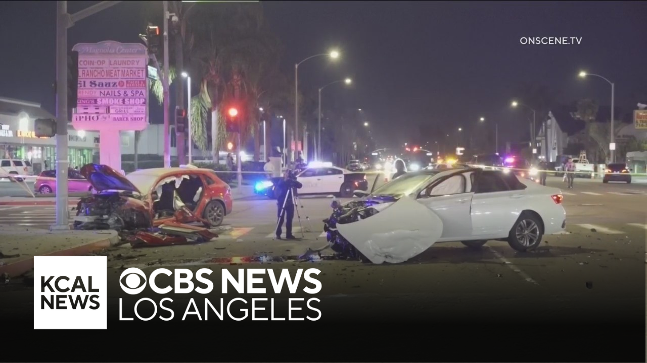 Woman arrested for possible DUI after deadly crash in Anaheim - CBS Los Angeles