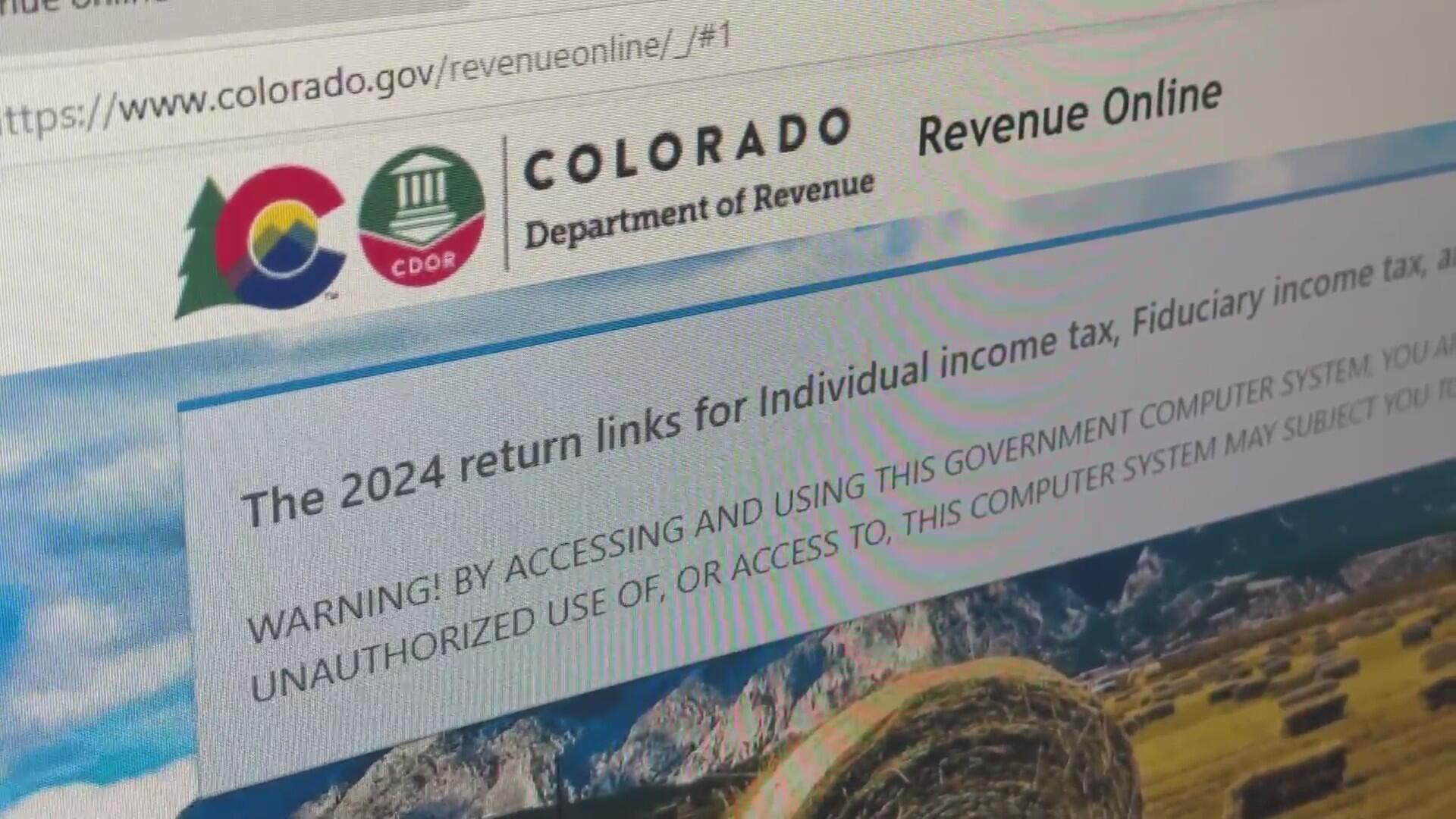 Colorado online state tax filing system is down: "It absolutely is ...