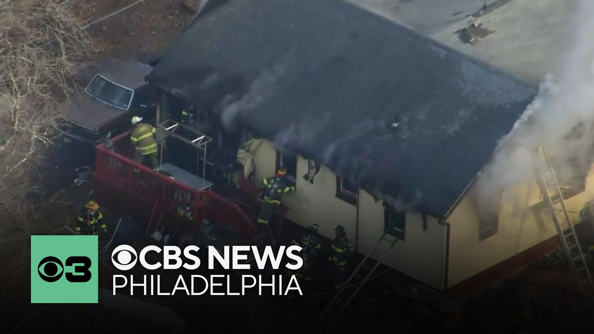 Crews on scene of Elk Township, New Jersey house fire - CBS Philadelphia