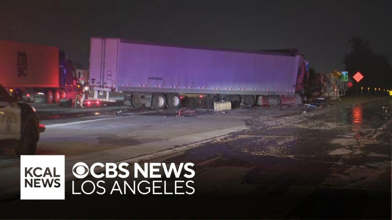 Several lanes blocked on eastbound 60 Freeway in Diamond Bar after 2 ...