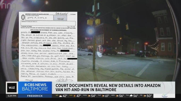 Amazon driver turns himself in after Baltimore hit-and-run captured on ...