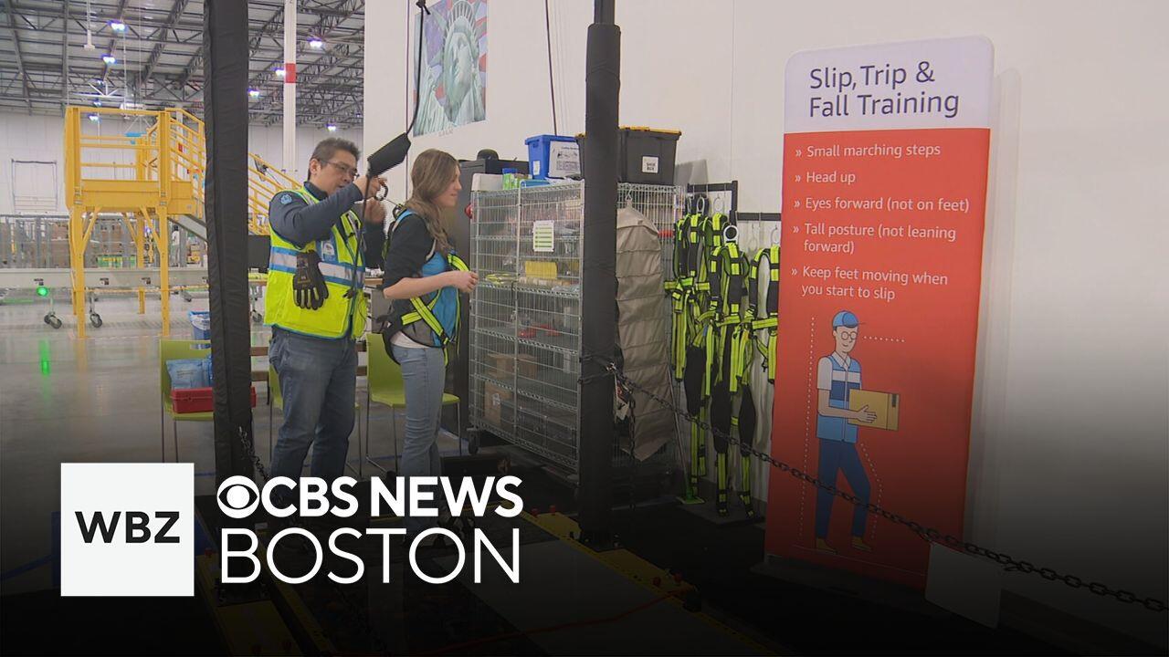 Amazon starts "slip simulator" to keep employees safe while delivering ...