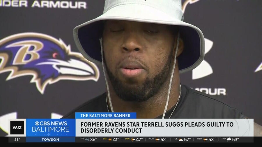 Former Ravens star Terrell Suggs pleads guilty to disorderly conduct in ...