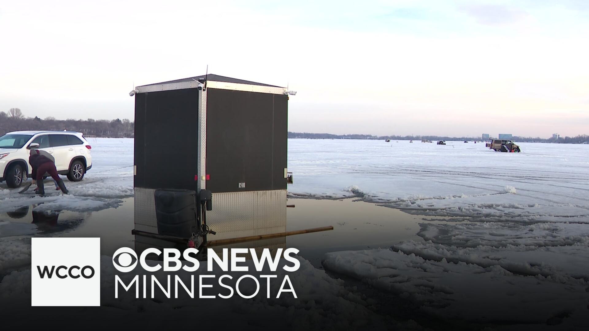 Minnesota DNR urges owners to remove fish houses before deadline - CBS ...