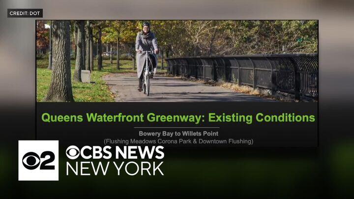 Planning underway for Queens Waterfront Greenway - CBS New York