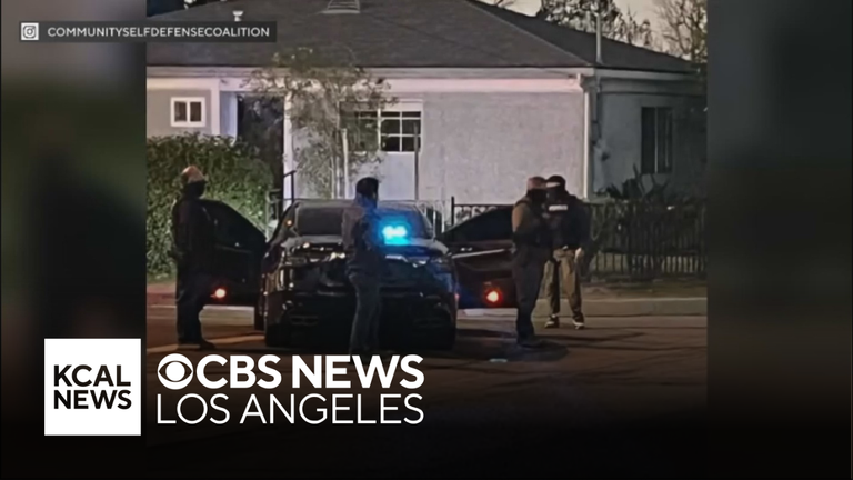 Local activists track apparent ICE operations in Los Angeles - CBS Los Angeles