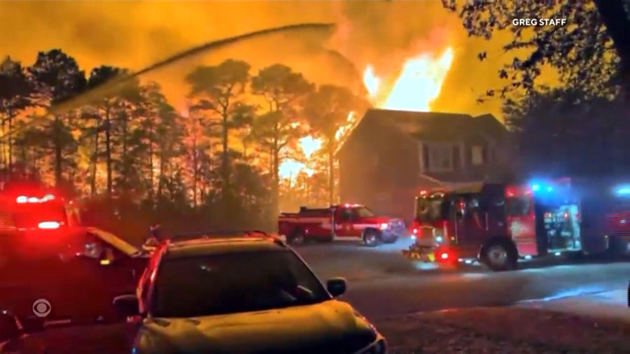 Multiple wildfires erupt in the Carolinas, force evacuations and state of emergency declaration ...
