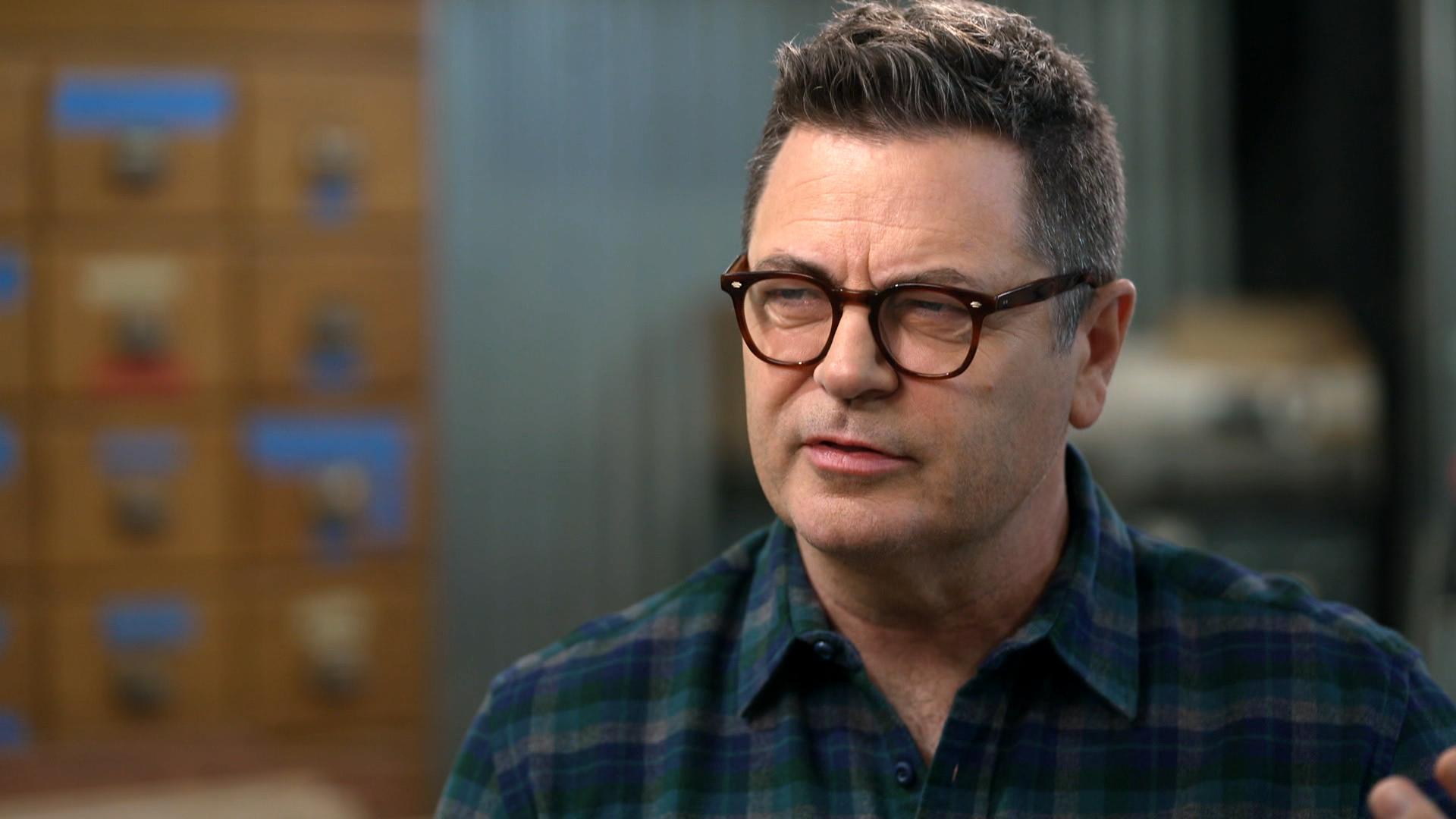 "Showbiz carpenter" Nick Offerman helps at-risk young adults in the ...