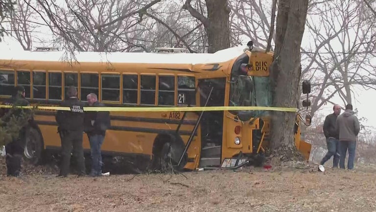 8 kids, driver injured in Butler County school bus crash - CBS Pittsburgh