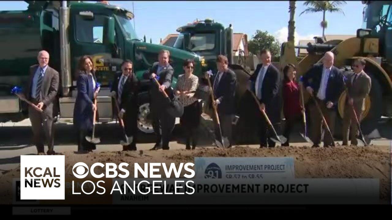 Orange County 91 Freeway improvement project to ease congestion, breaks ...