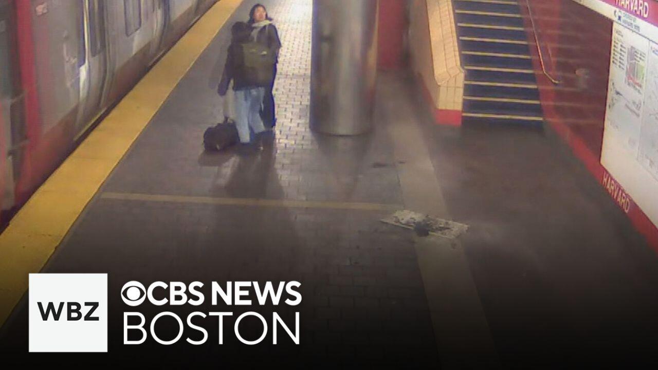 Video shows panel falling at Harvard MBTA station with past ceiling ...