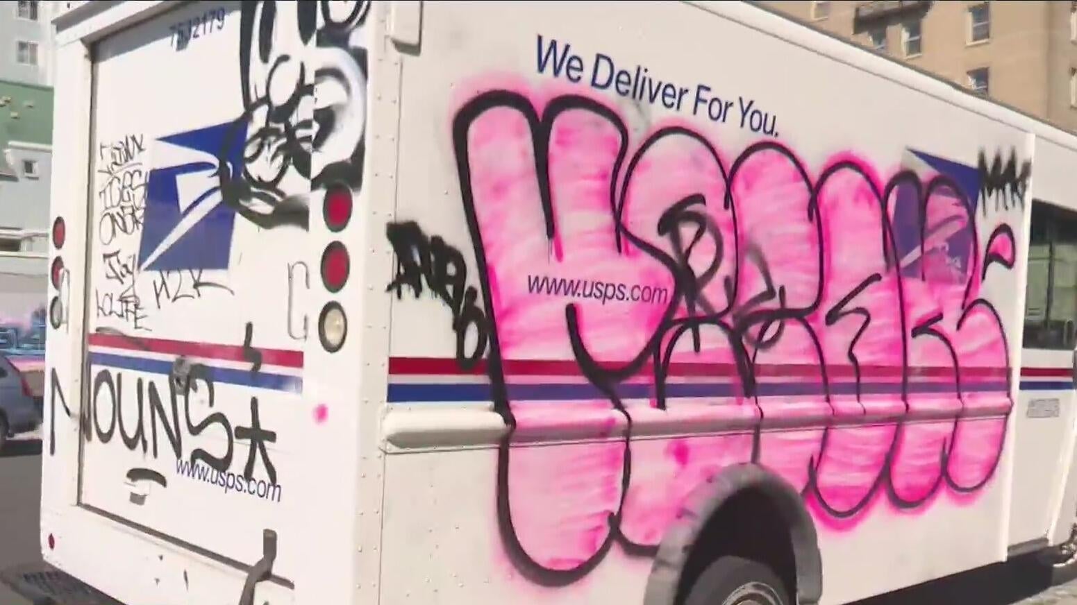 Graffiti plagues USPS vehicles in Oakland, raising safety concerns ...
