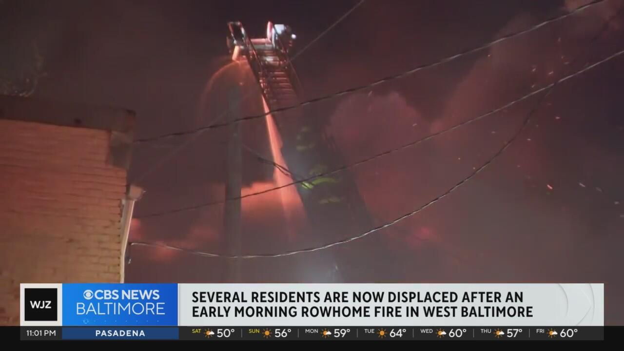 Wind-driven fire rips through West Baltimore neighborhood, demolishing ...