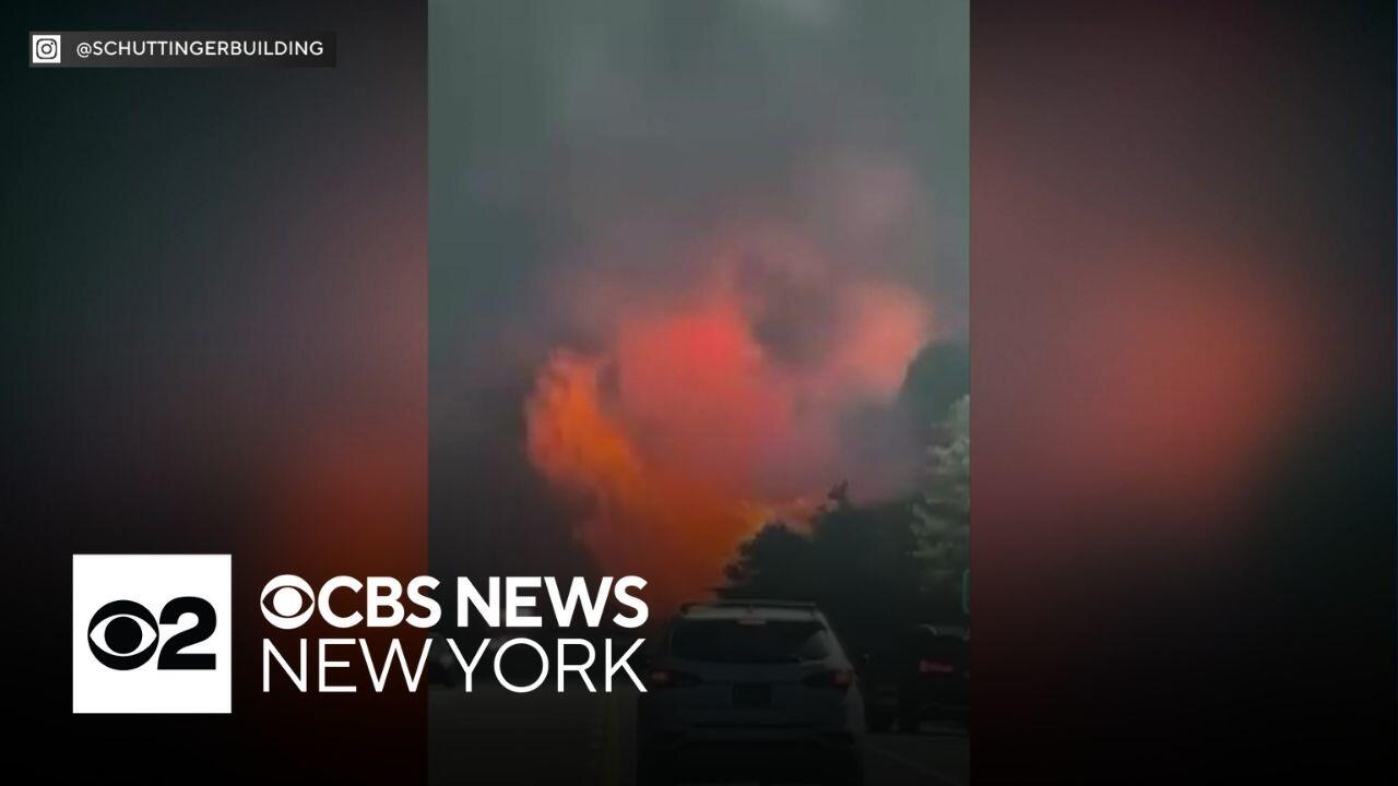 Long Island brush fires trigger state of emergency in New York - CBS ...