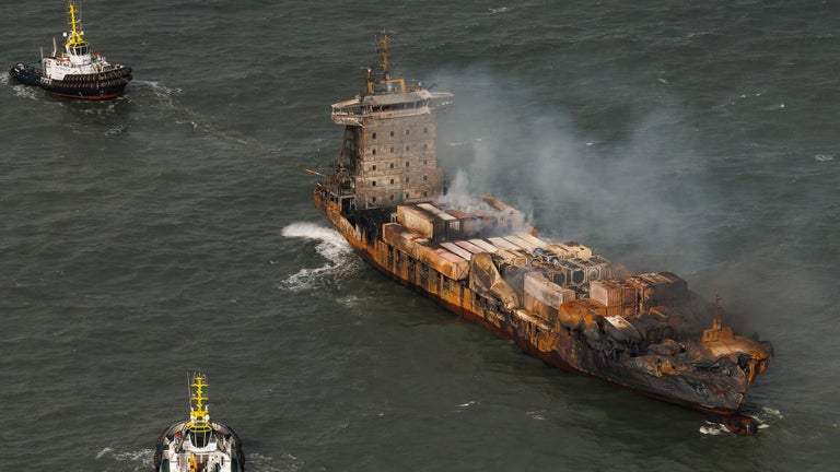 Cargo ship captain arrested on suspicion of manslaughter over collision ...