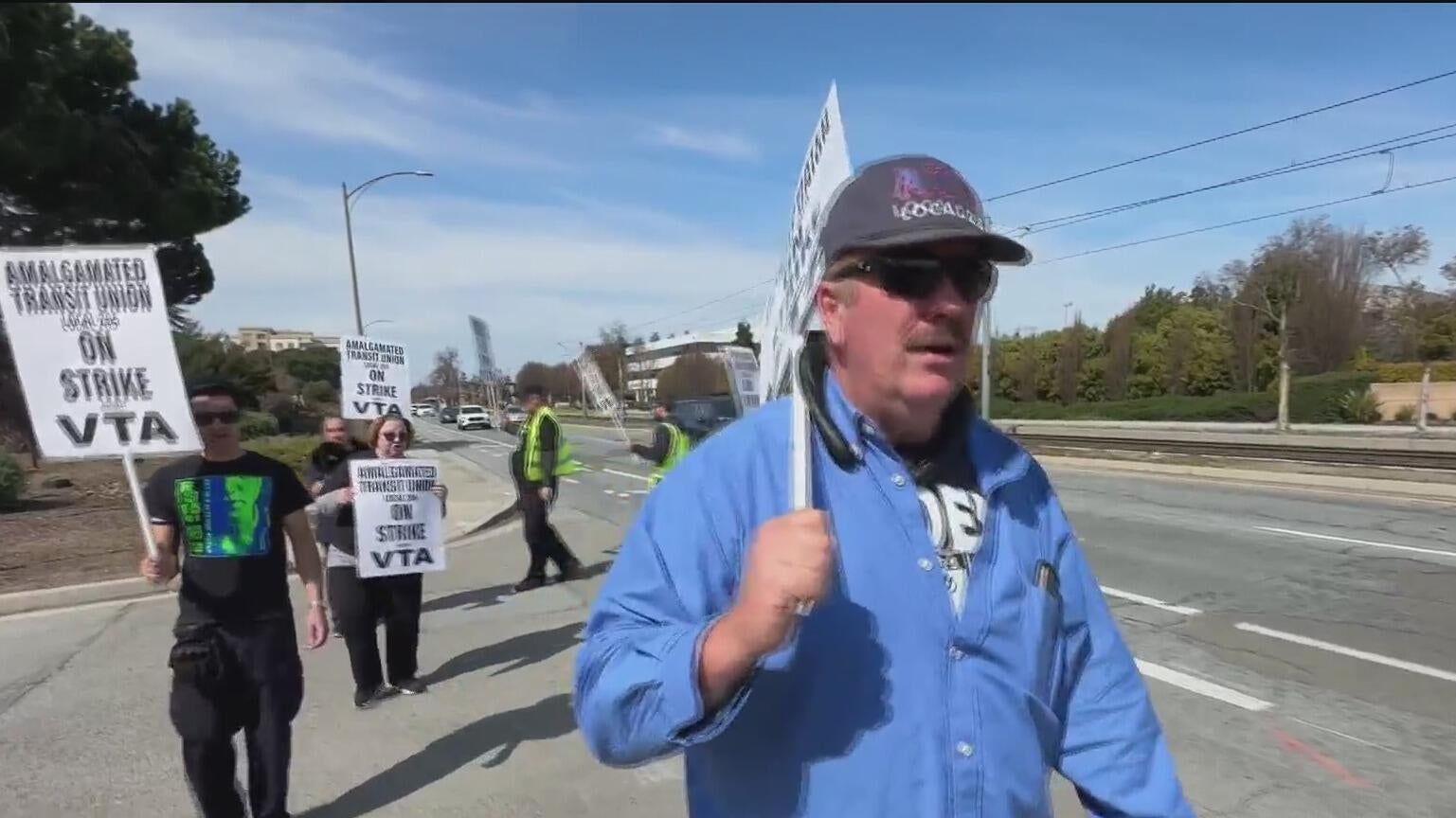 Santa Clara VTA light rail, buses shut down as workers go on strike ...