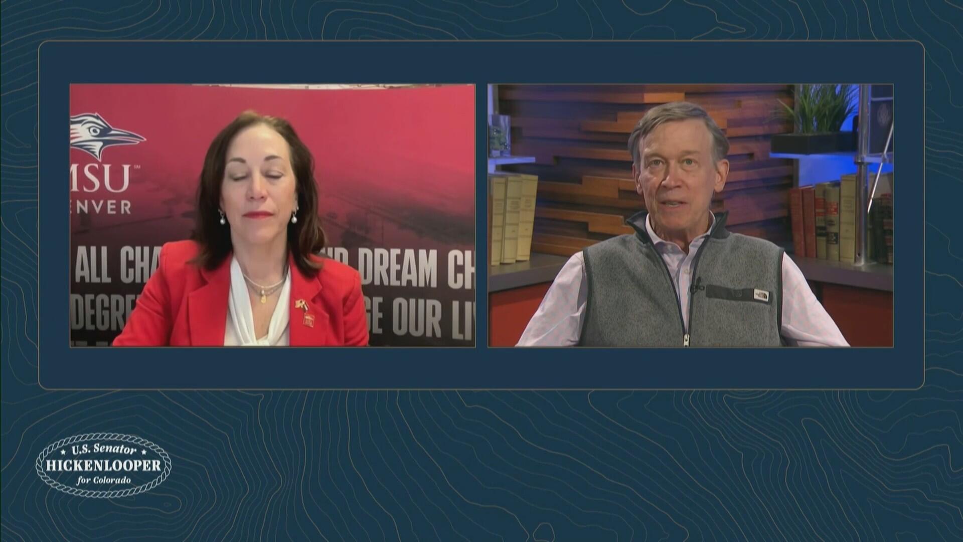 Sen. John Hickenlooper hosts virtual town hall, calls it "the toughest ...
