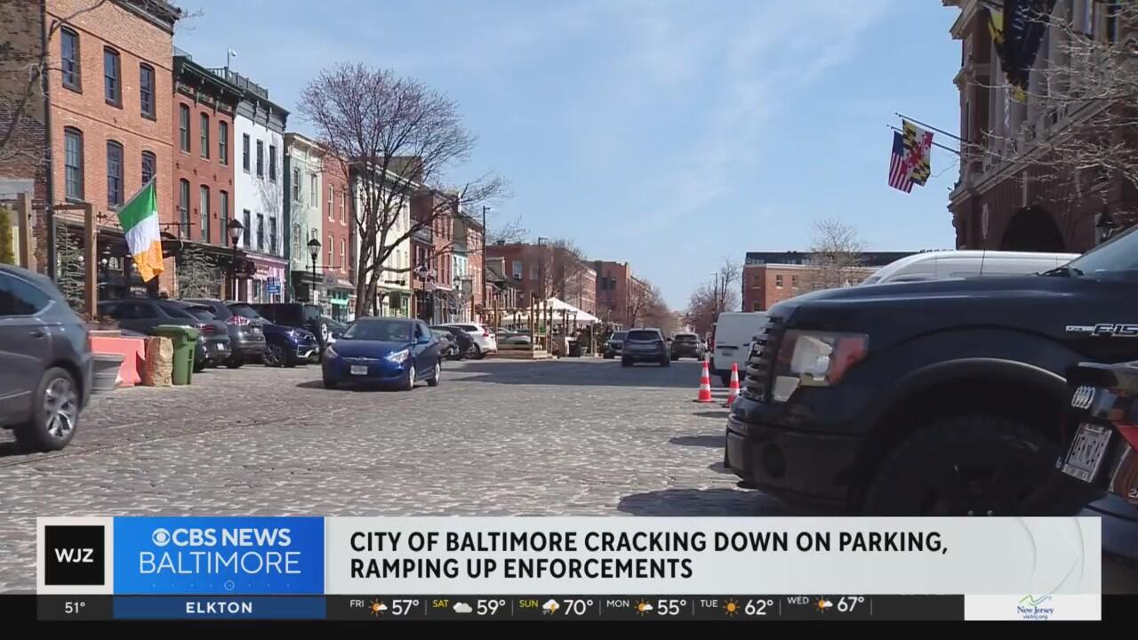 Baltimore residents respond to city's 24-hour parking enforcement - CBS ...