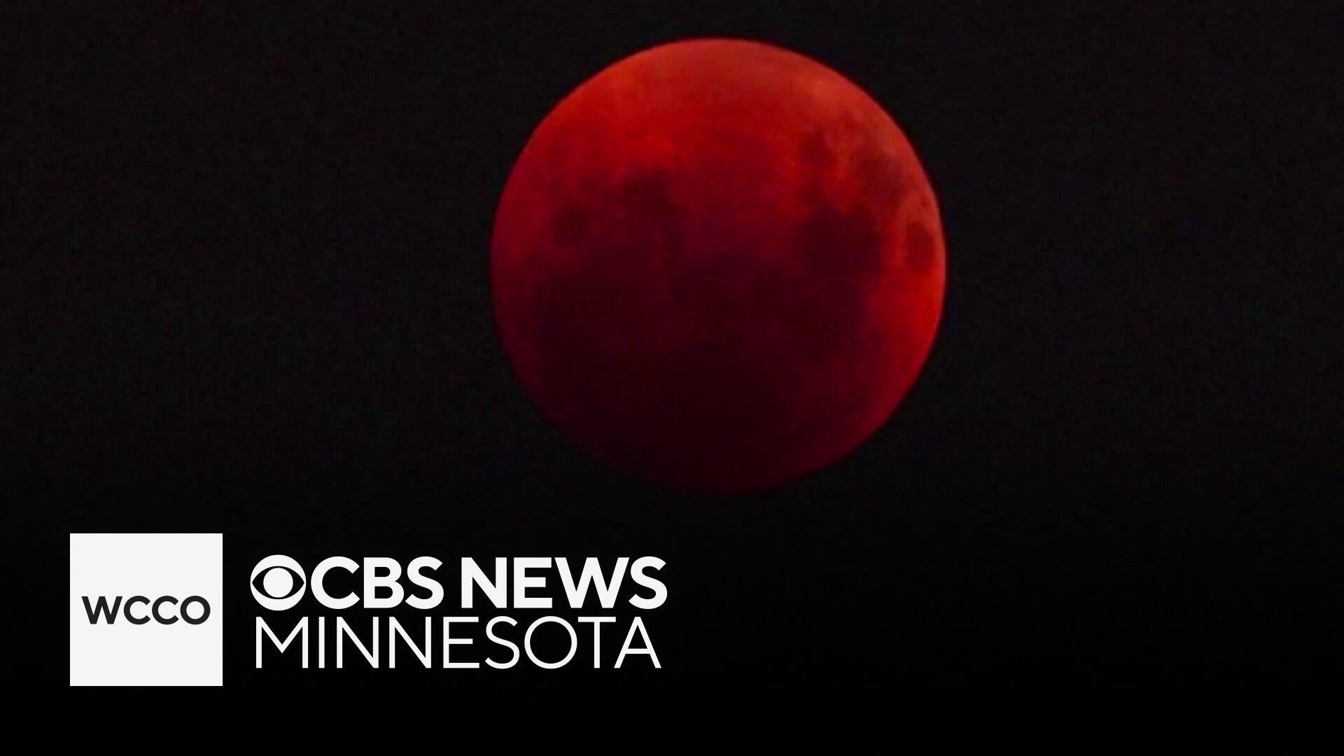 "Blood Worm Moon" may be visible in parts of Minnesota overnight. Map ...