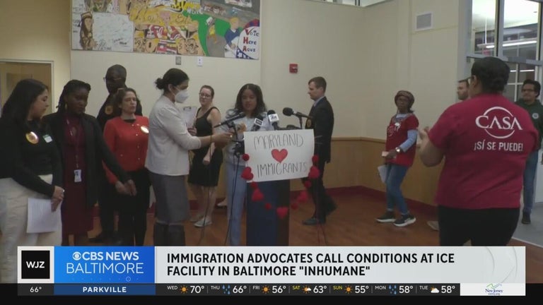 Immigrant advocates protest inhumane conditions in Baltimore ICE ...