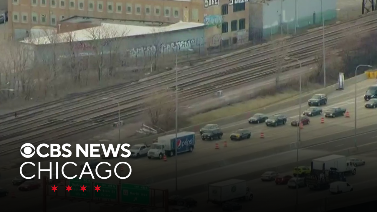 Last phase of Kennedy Expressway construction work begins - CBS Chicago