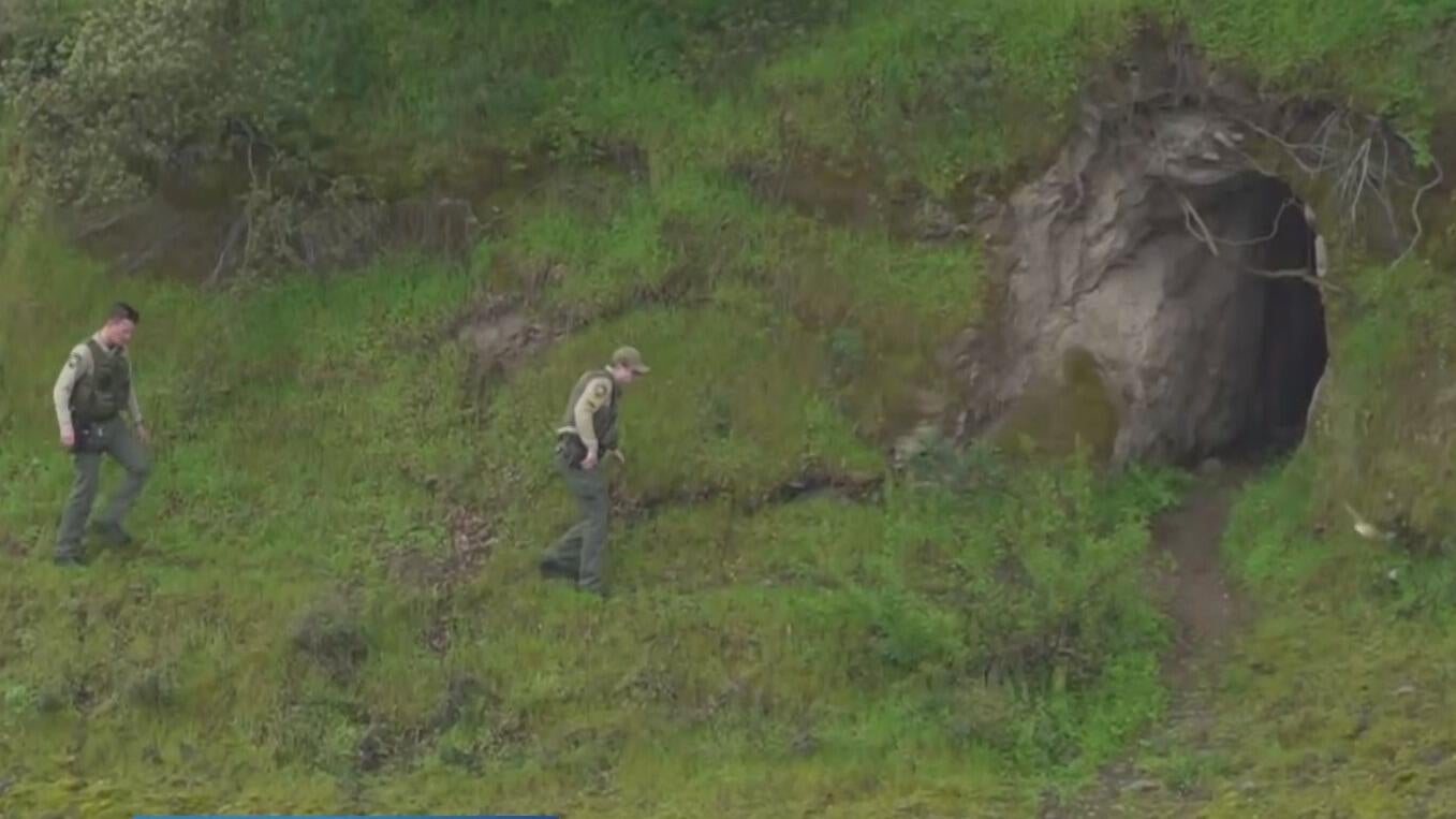 Homeless encampment discovered in cave along American River Parkway ...