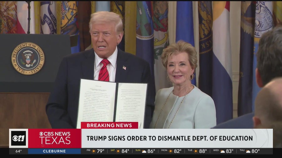 Rep. Crockett slams Trump order to dismantle the U.S. Dept. of ...