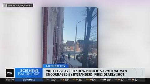 Video shows chaos before deadly shooting in Baltimore - CBS Baltimore