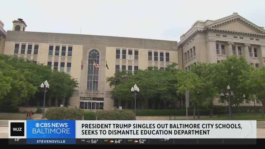 Trump singles out Baltimore schools over math scores while dismantling ...