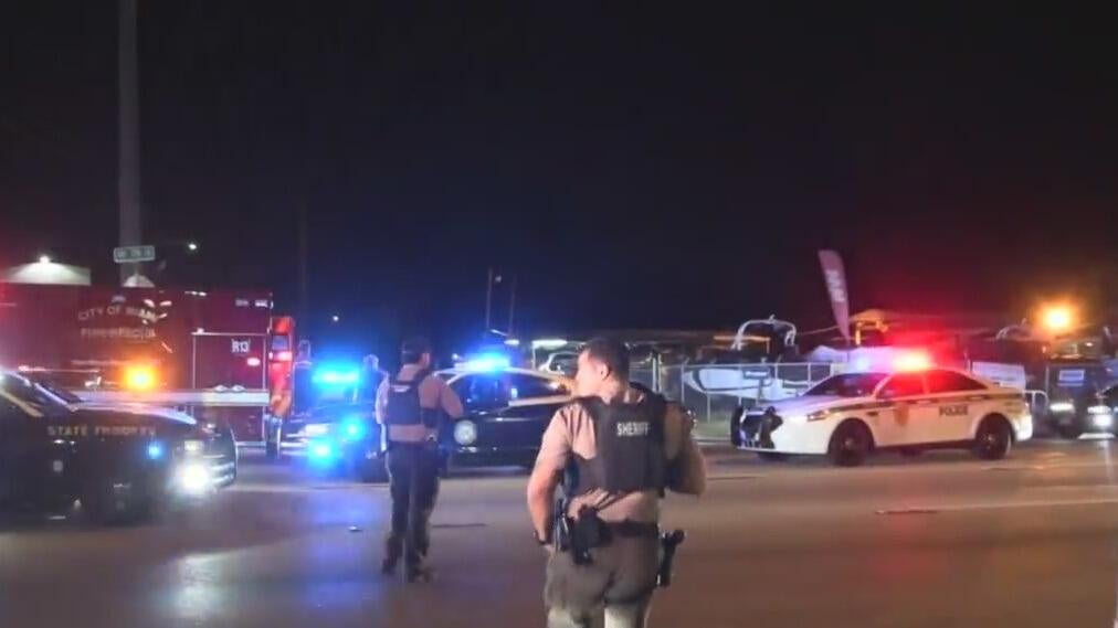 FHP trooper injured in car wreck - CBS Miami