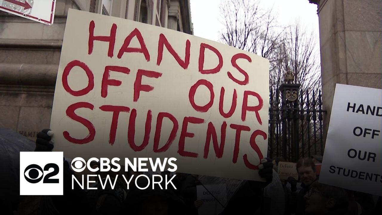 Columbia professors protest policy changes after Trump administration's ...