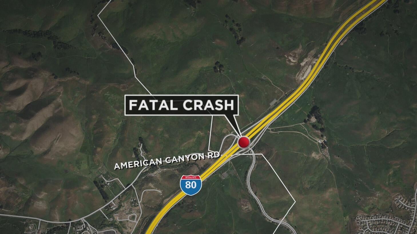 Man killed, another injured in crash that shutdown eastbound I-80 near Vallejo - CBS Sacramento