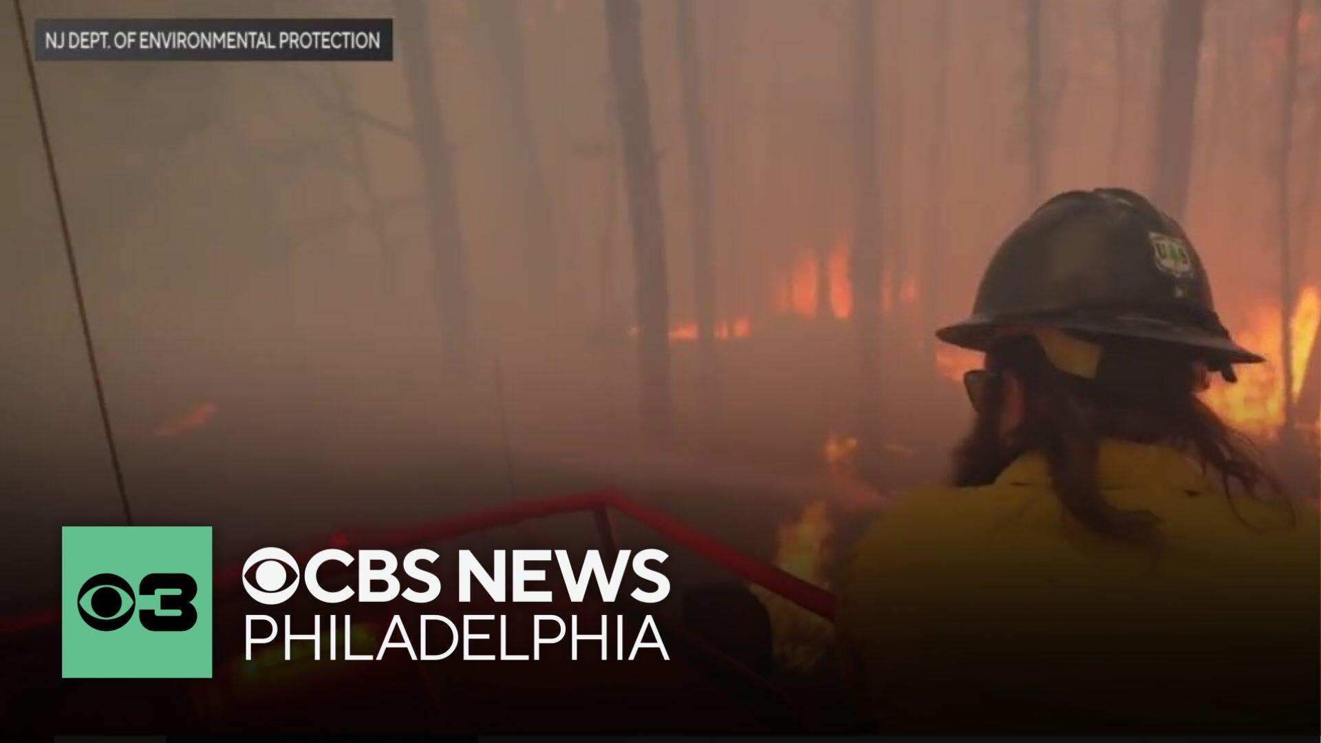 Wildfire in New Jersey's Wharton State Forest 100% contained after ...