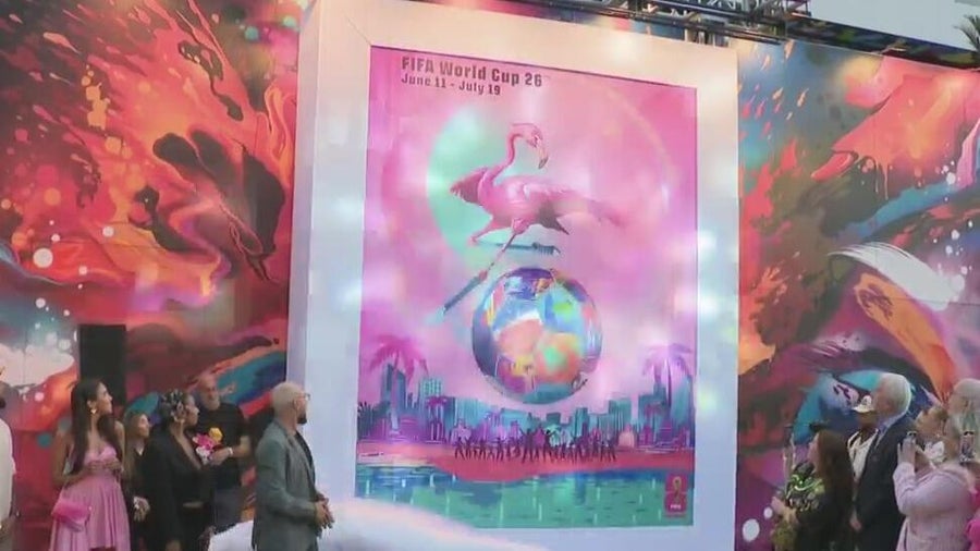 Miami unveils official host city poster for FIFA World Cup 2026 - CBS Miami