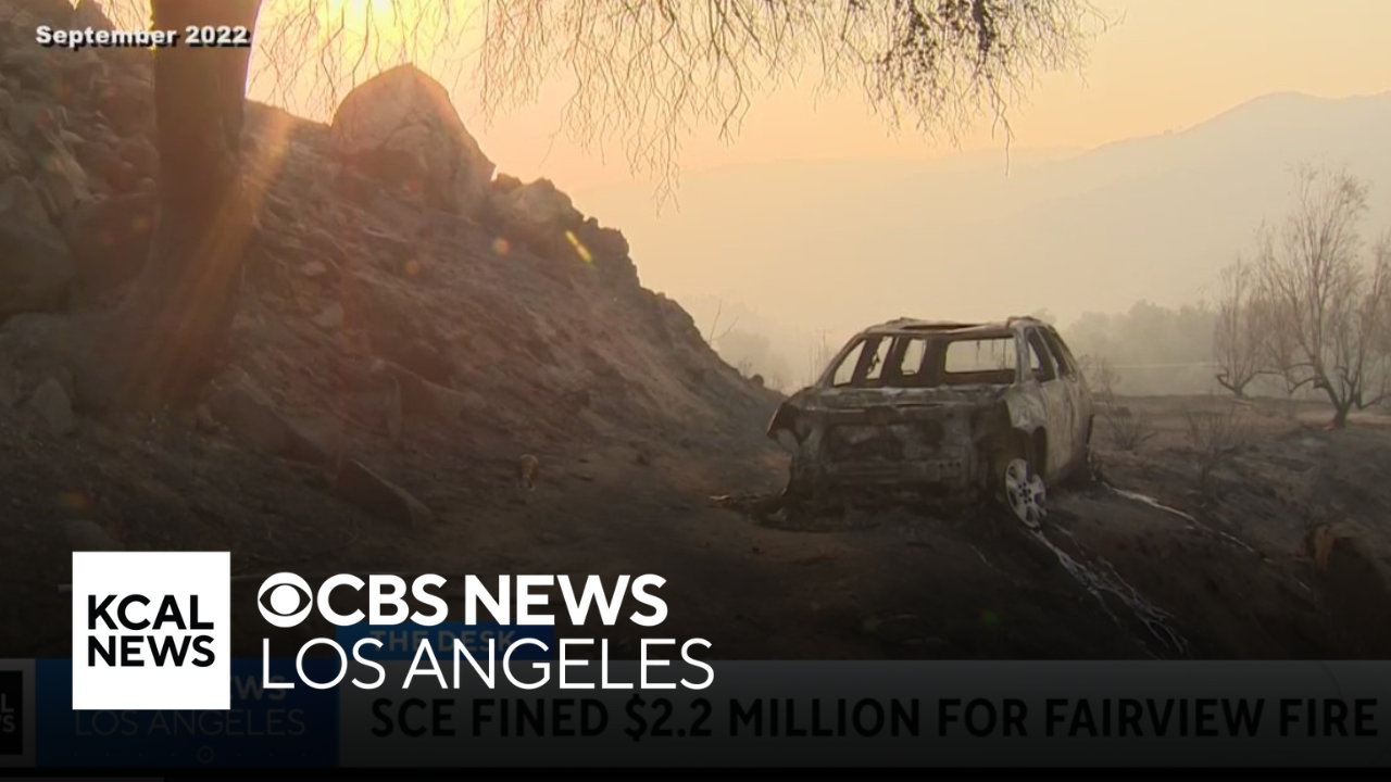 SoCal Edison fined $2.2 million for deadly Fairview Fire in Hemet - CBS ...