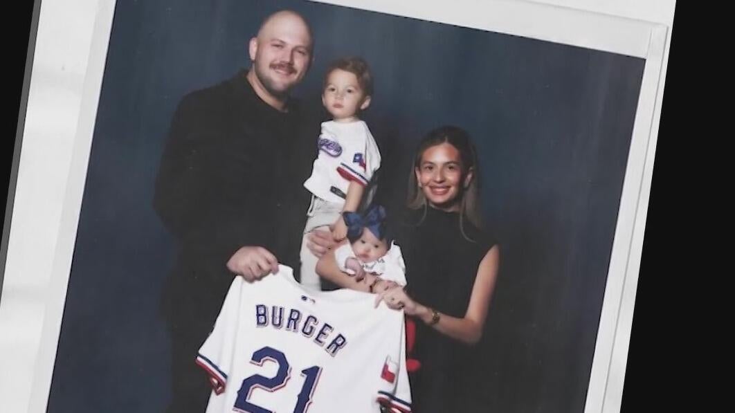 Texas Rangers' Jake Burger's 5-month-old daughter is on her way to ...