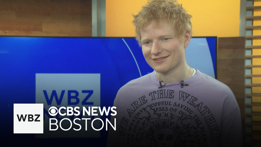 Ed Sheeran in Boston for surprise visit to WBZ-TV before Old Phone Pub ...