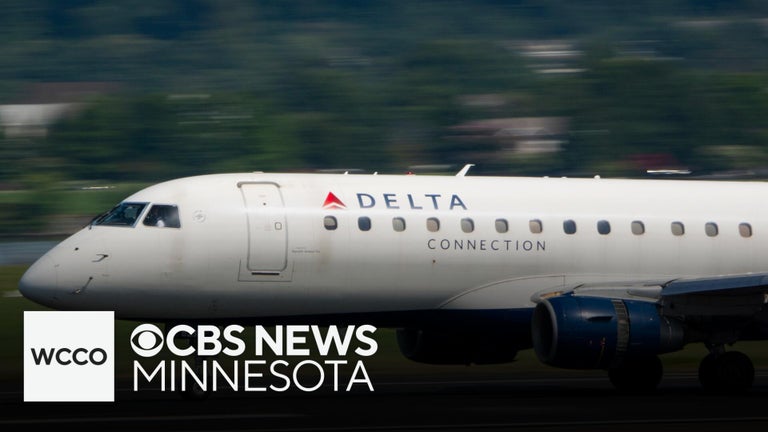Minneapolis-bound Delta flight has near miss with Air Force jet - CBS ...