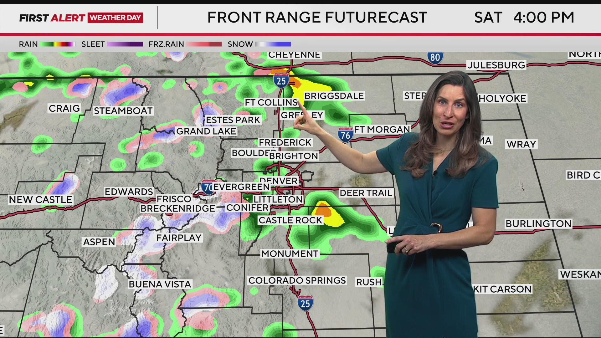 Rain and snow showers expected across Colorado this weekend - CBS Colorado