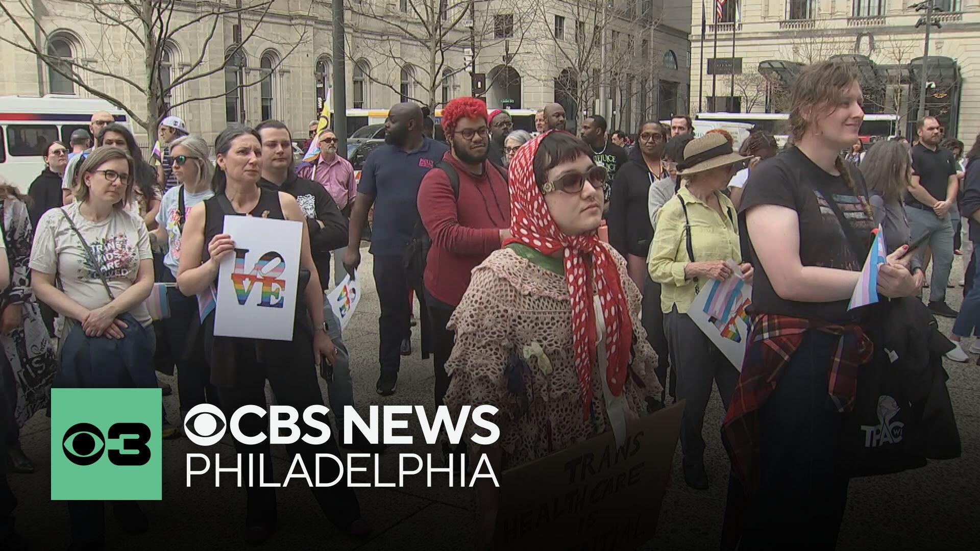 Philadelphia leaders mark Transgender Day of Visibility with flag ...