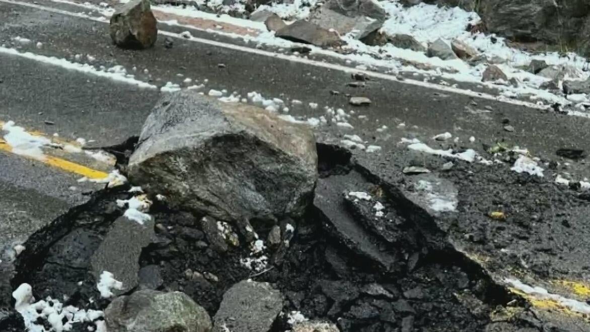 Rockslide in Boulder Canyon damages Colorado Highway 119 - CBS Colorado