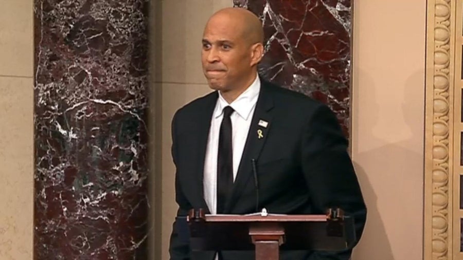 Sen. Cory Booker breaks record with marathon 25-hour speech on Senate ...