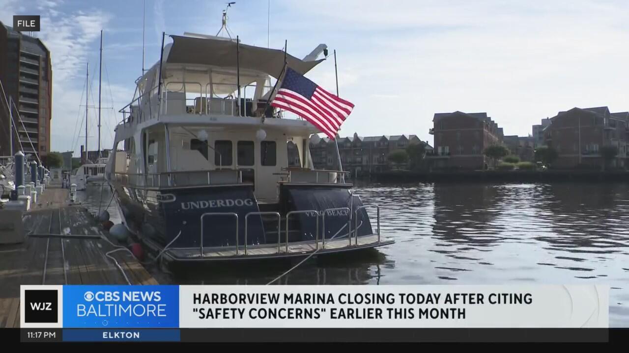 Baltimore's Harborview Marina closes because of safety concerns - CBS ...