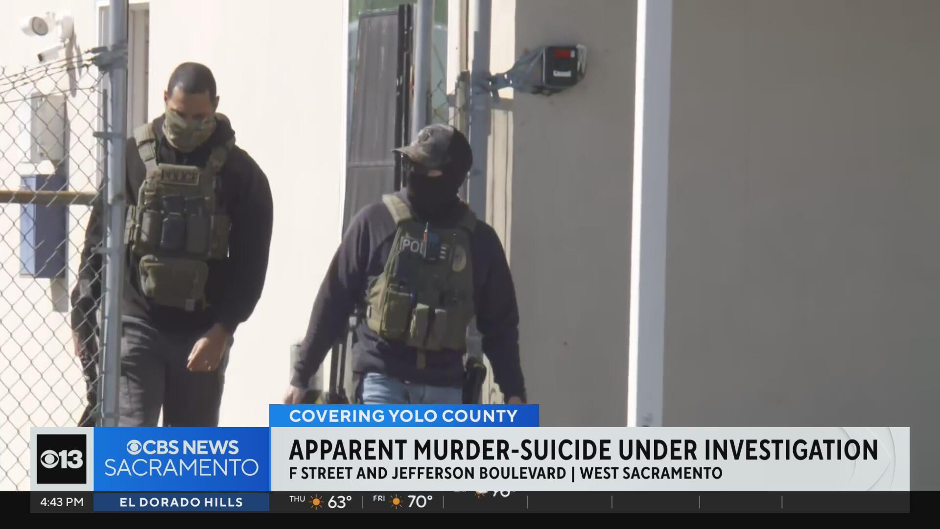 Apparent murder-suicide under investigation in West Sacramento, police say - CBS Sacramento