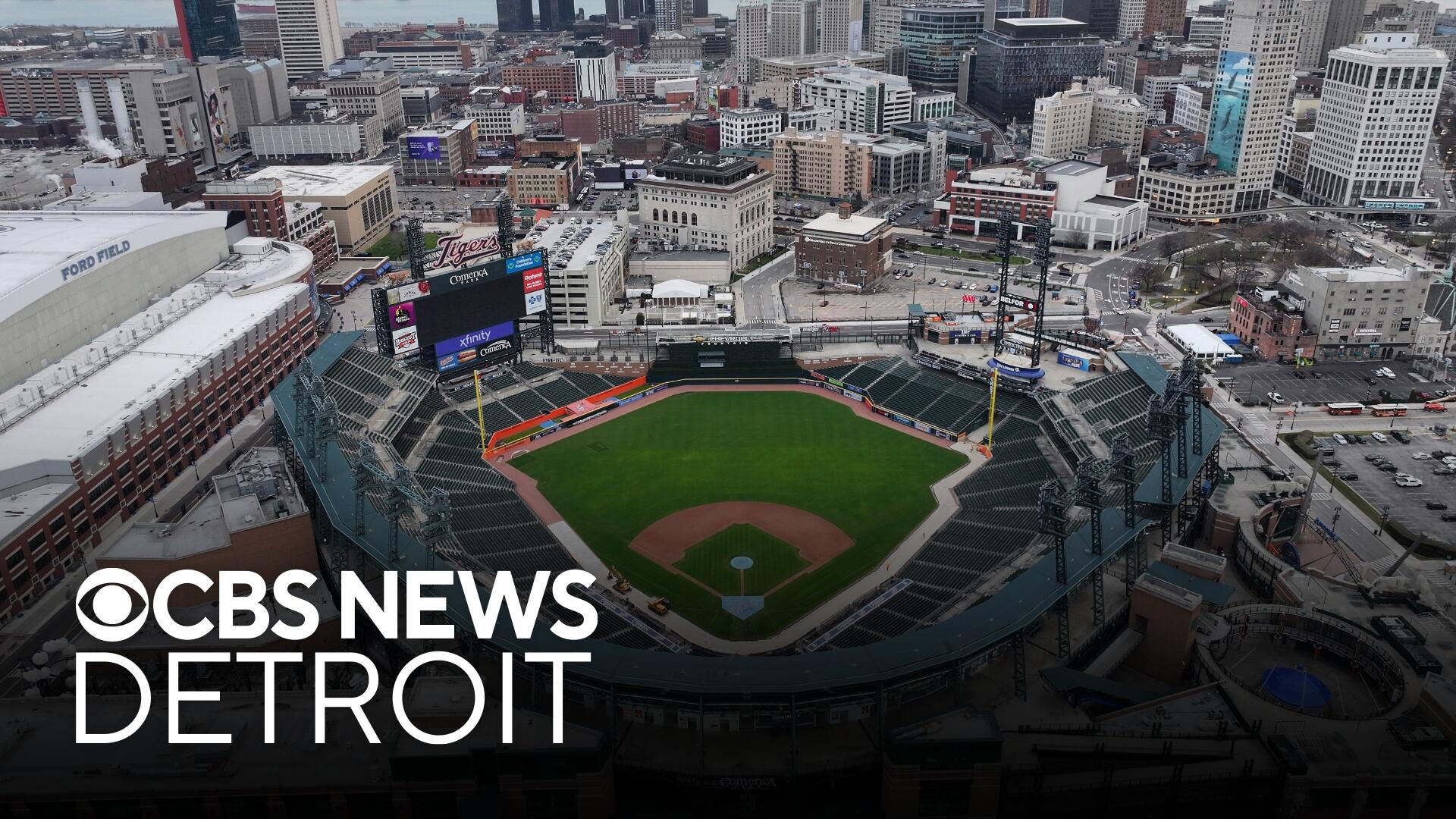 Drone spotted inside Detroit Tigers' stadium during home opener, police ...