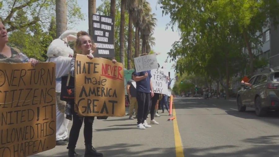 Thousands rally across Sacramento for "Hands Off!" protest, others push ...