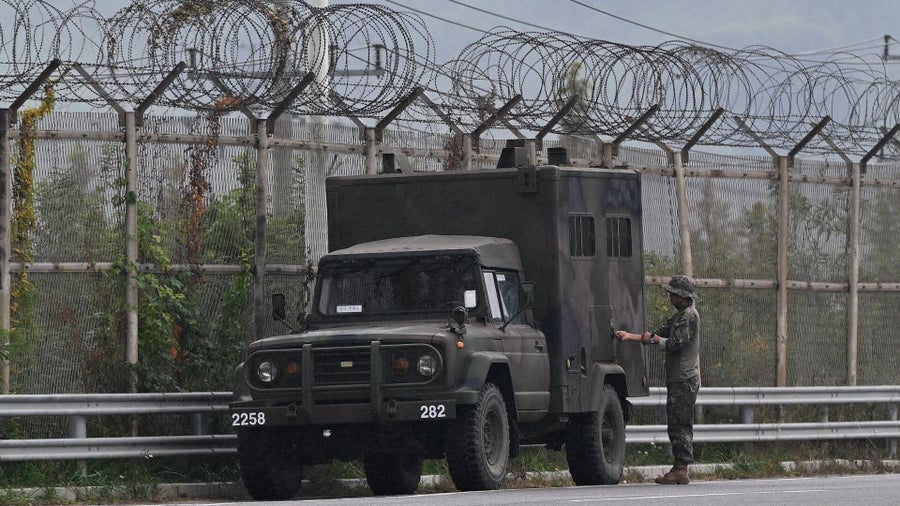 South Korea says about 10 North Korean troops crossed their border so it fired warning shots ...