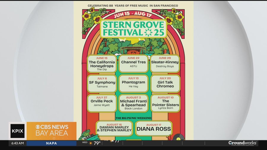 Stern Grove Festival announces 2025 lineup featuring Diana Ross ...