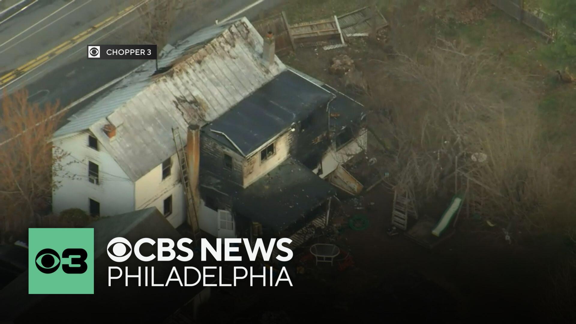 2 people dead after fire in Robeson Township, Pennsylvania - CBS Philadelphia