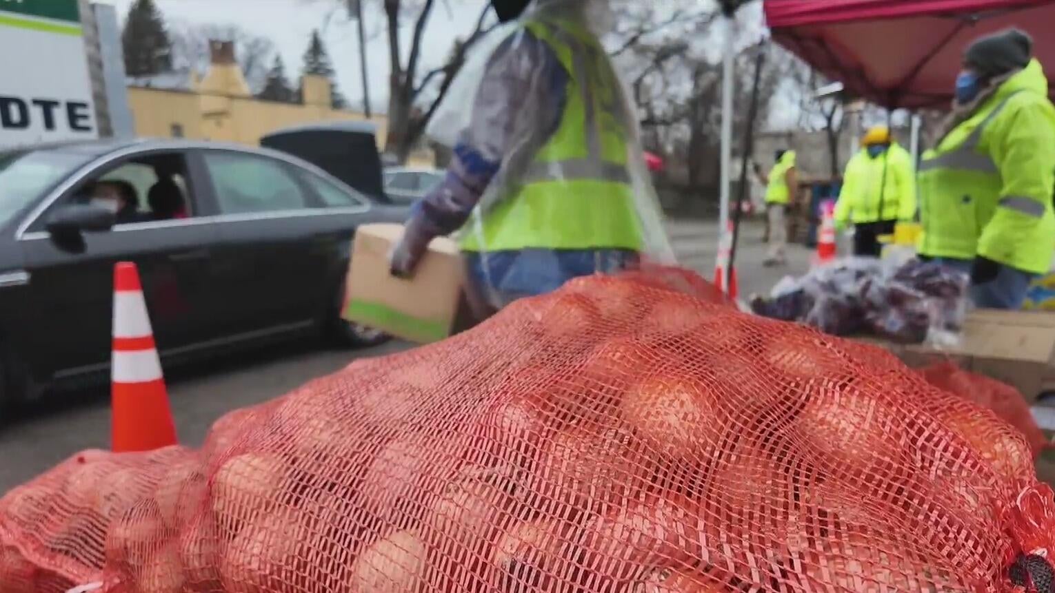 Detroit church continues food distribution events despite financial ...